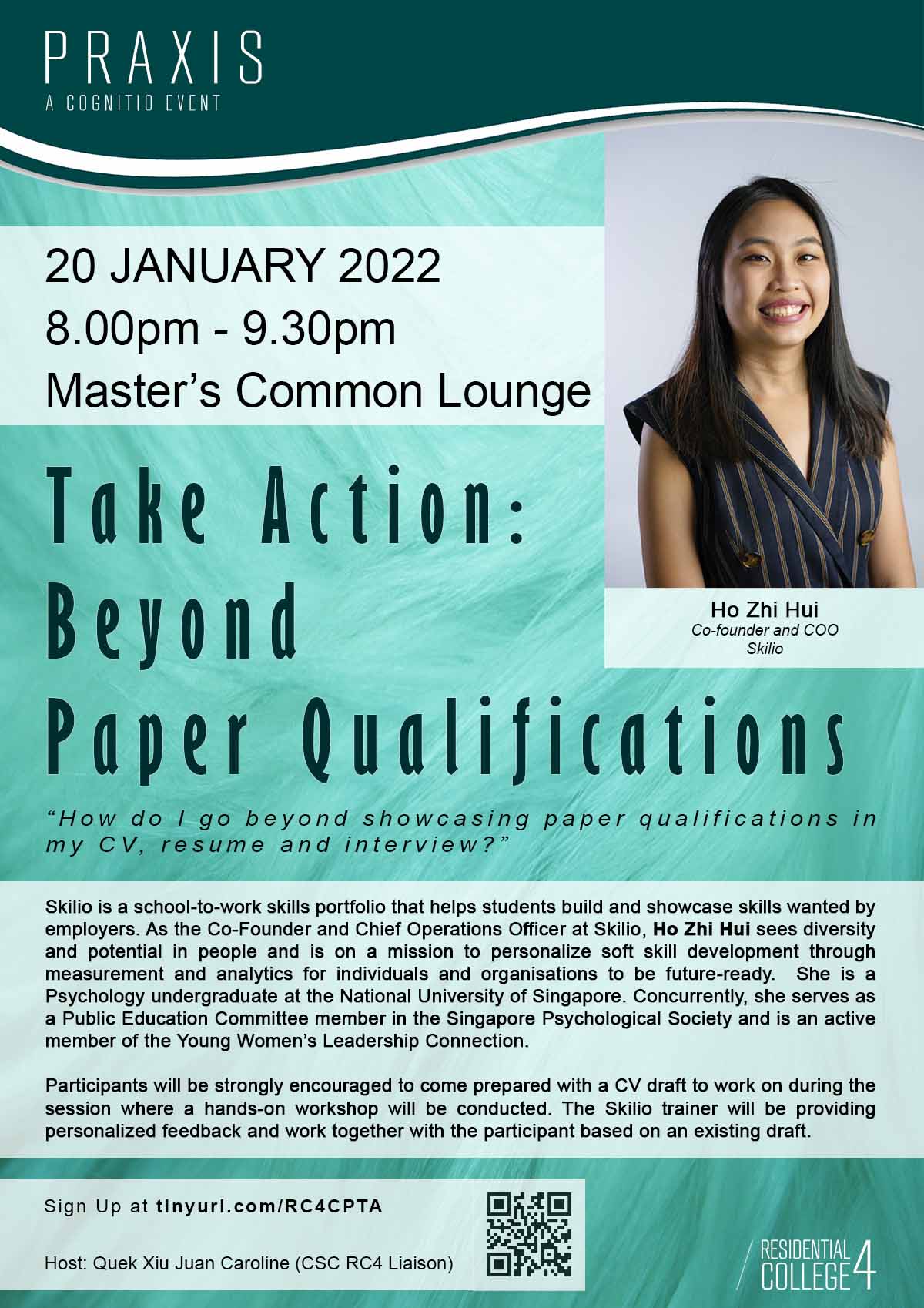 [Praxis] Take Action – Beyond Paper Qualifications - Residential College 4